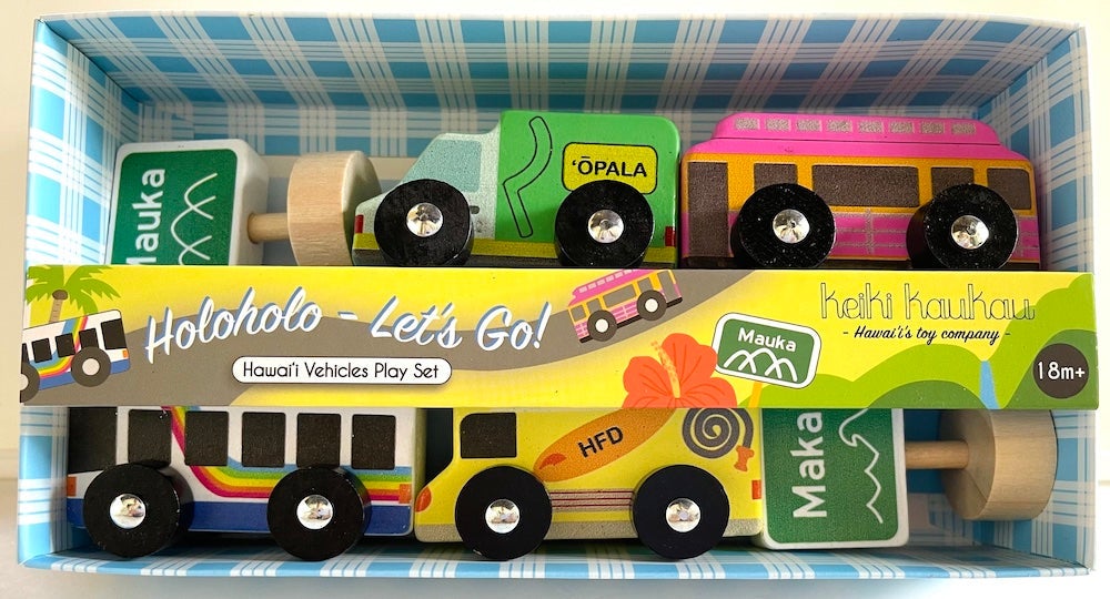 Holo Holo Car Set by Keiki Kaukau | cribhawaii.com