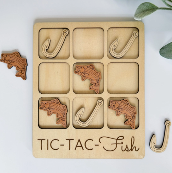 Fishing Tic-Tac-Toe Game | cribhawaii.com